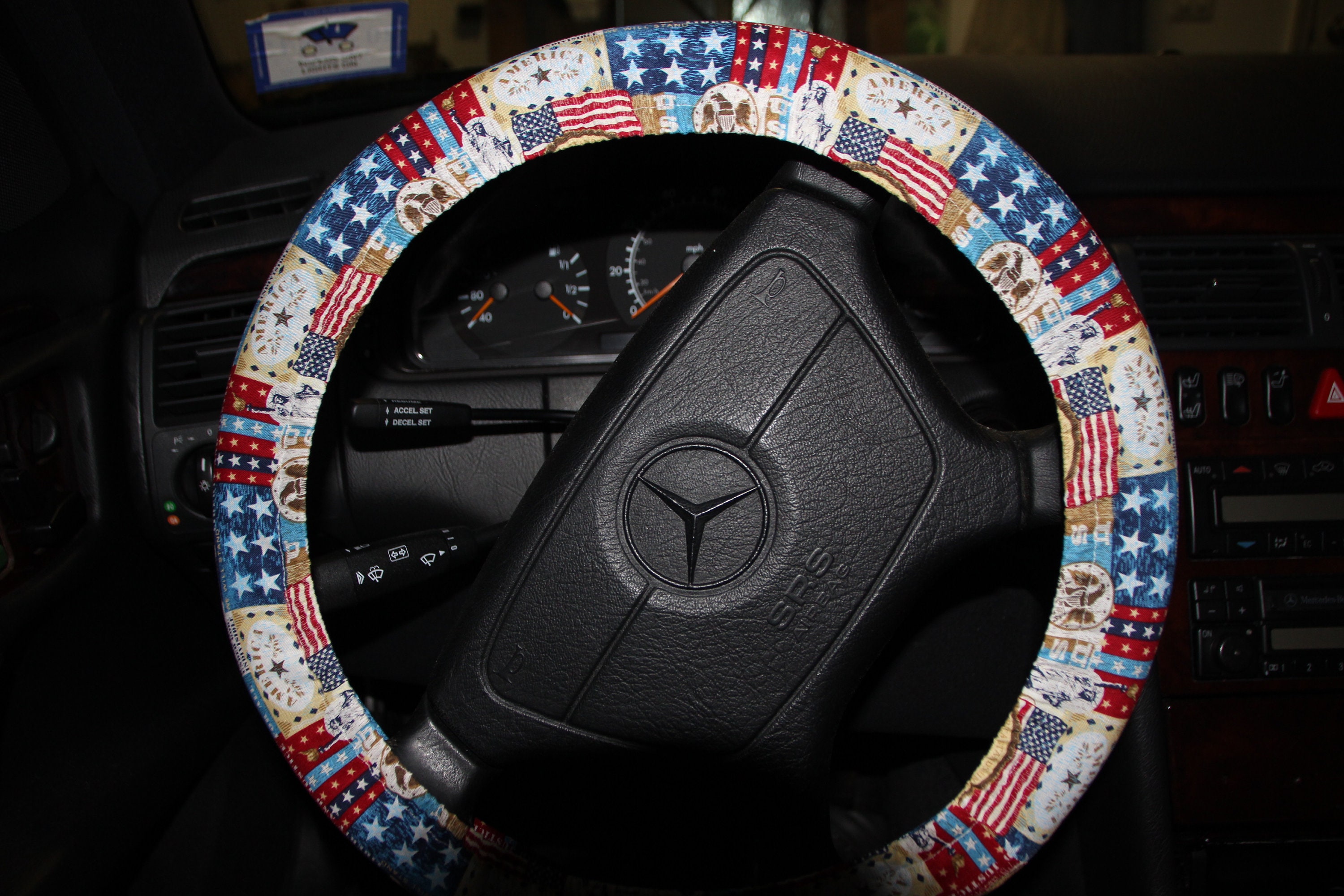 America Steering wheel cover/ One Nation Wheel Cover/ Holidays | Etsy