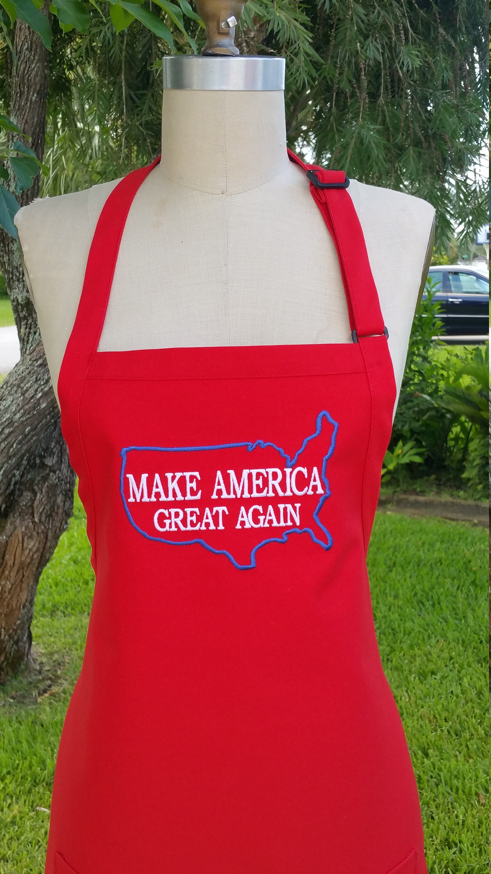 Make America Great Again Red Apron /red Apron Personalized in White ...
