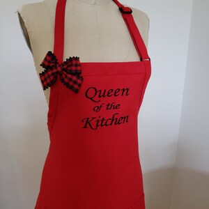 Personalized Embroidered Apron - Customizable Apron - Personalized ...