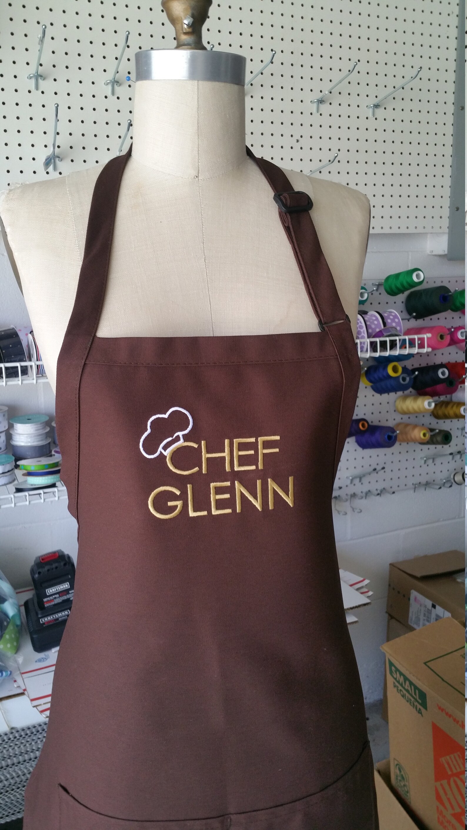 CHEF DADDY Personalized Apron/ Men's Apron / Embroidery Aprons / Father ...