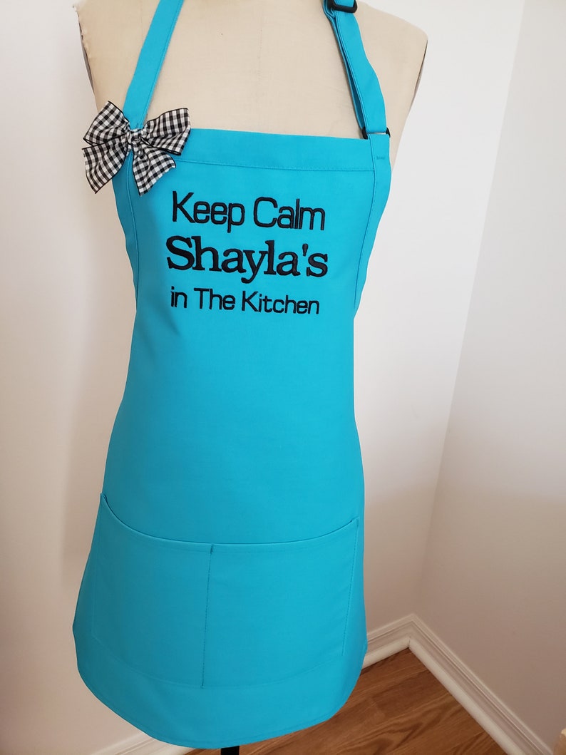 Personalized Embroidered Apron Customizable Apron - Etsy