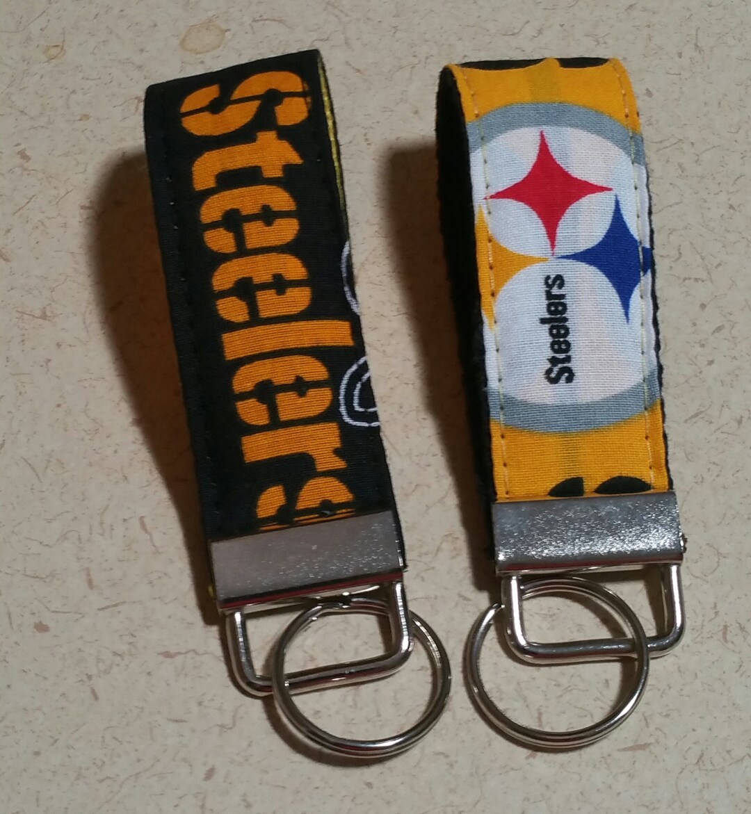 Steelers Key Fob/ Steelers Key Chain/ Key Chain for Men/ Dad Gift ...