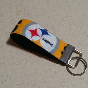 Steelers Key Fob/ Steelers Key Chain/ Key Chain for Men/ Dad Gift ...