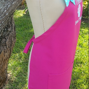Hot- Pink Apron Personalized With Cupcake and Name / Cupcake Aprons ...