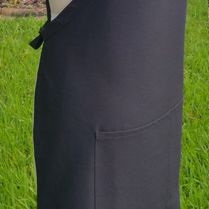 Dark Grey Personalize Aprons / Husband and Wife Embroidery Aprons ...