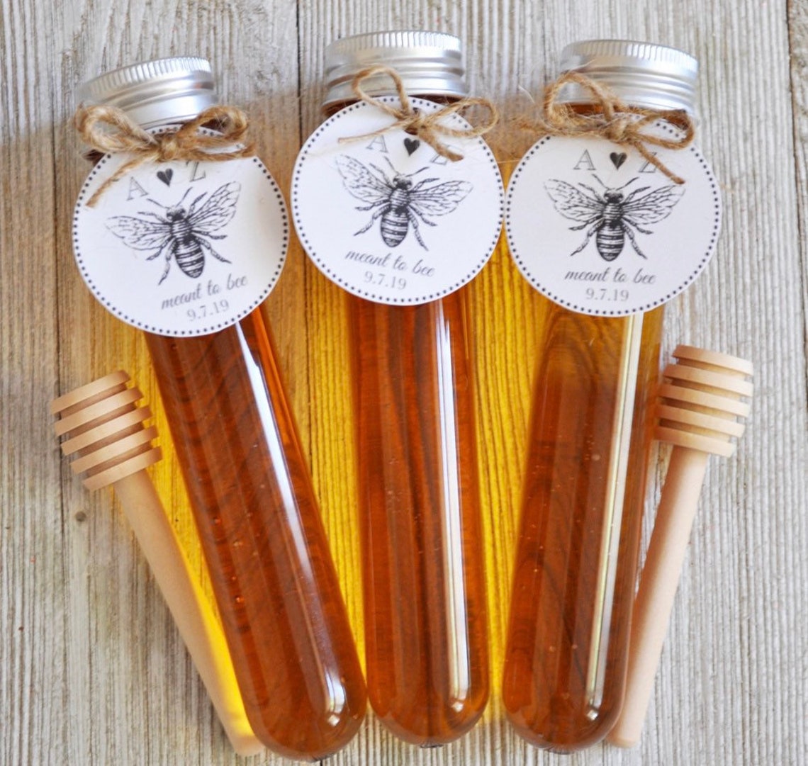24 Honey Jar Favors 4 Oz. - Wedding Favors - Party Favors - Etsy