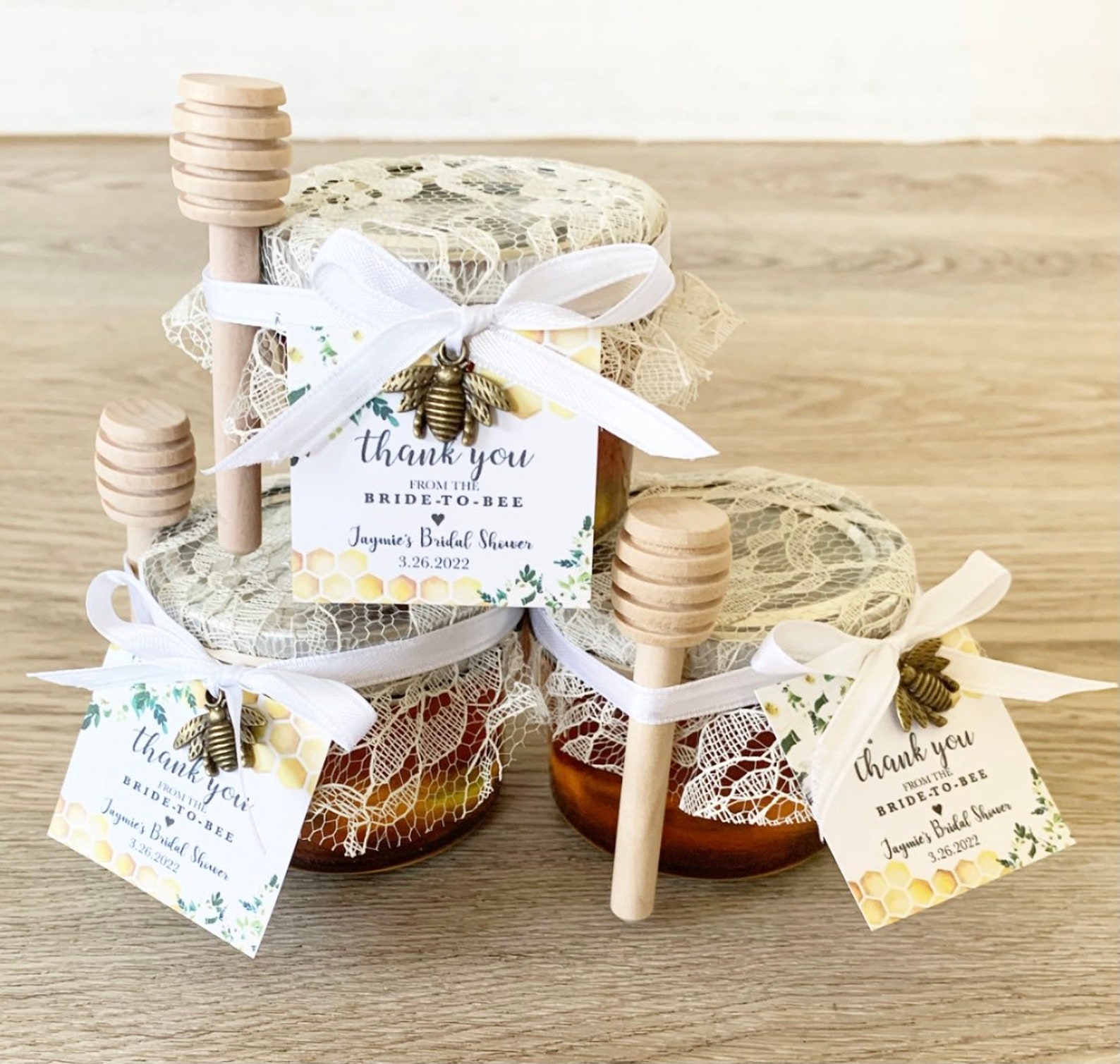 12 Honey Jar Favors 4 Oz. Wedding Favors Party Favors - Etsy