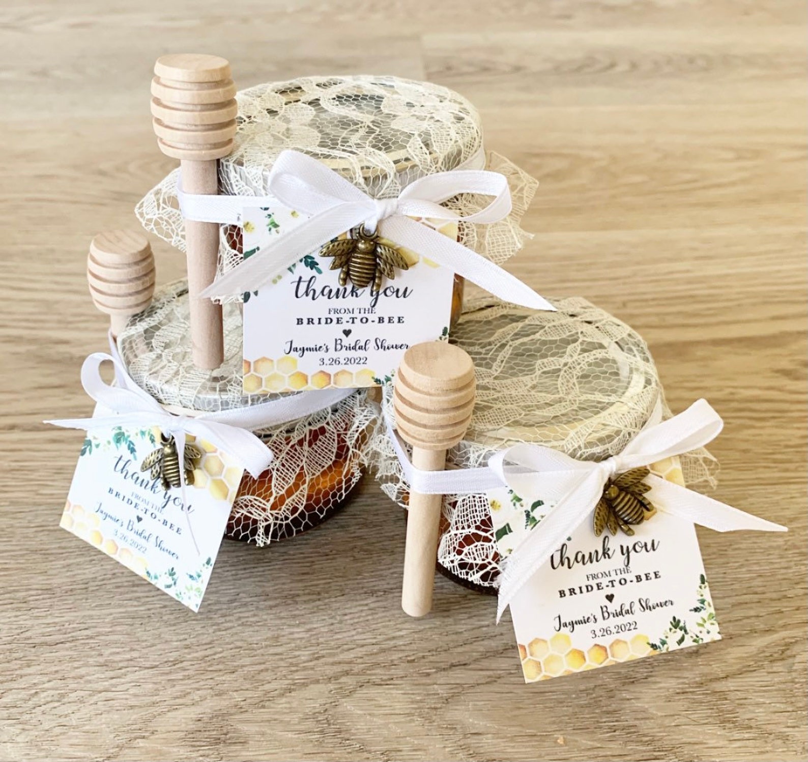 12 Honey Jar Favors 4 Oz. Wedding Favors Party Favors - Etsy