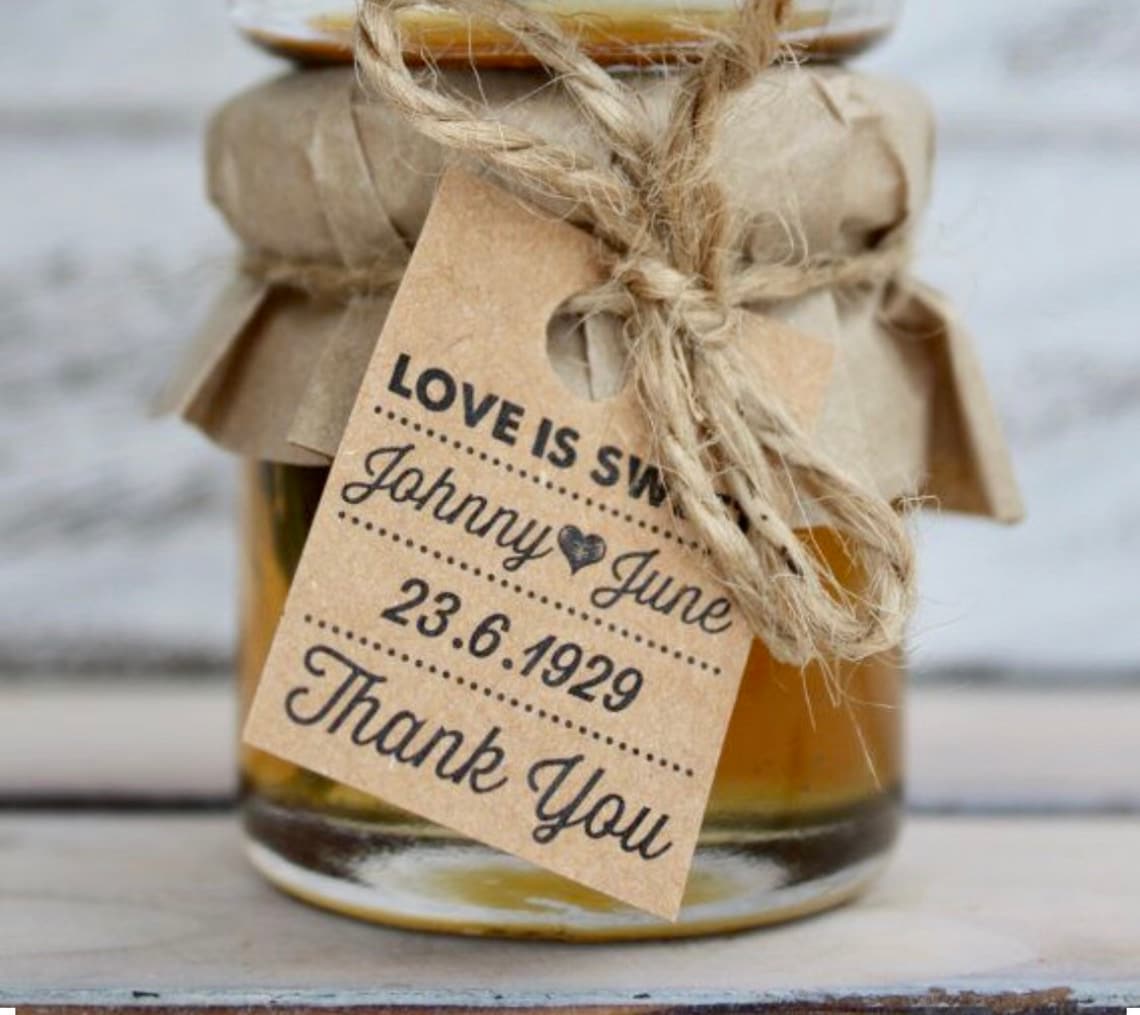25 Jam Mini Jar Favors 2 Oz. - Wedding Favors - Party Favors - Etsy