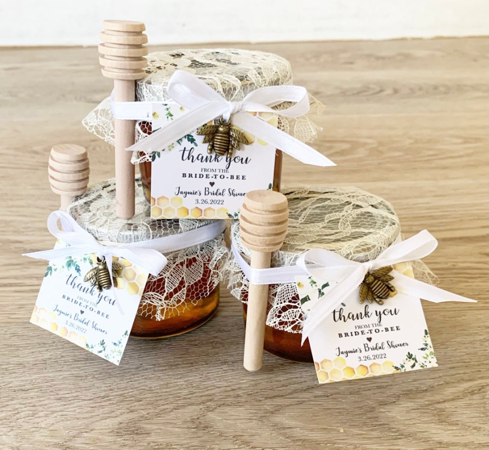 12 Honey Jar Favors 4 Oz. Wedding Favors Party Favors - Etsy