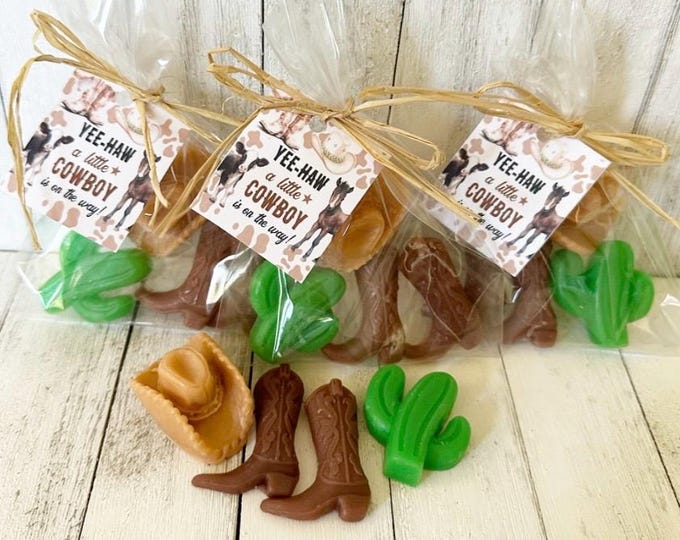 Western Soap Favors Cowboy Baby Shower Party, My First Rodeo Boy Girl ...