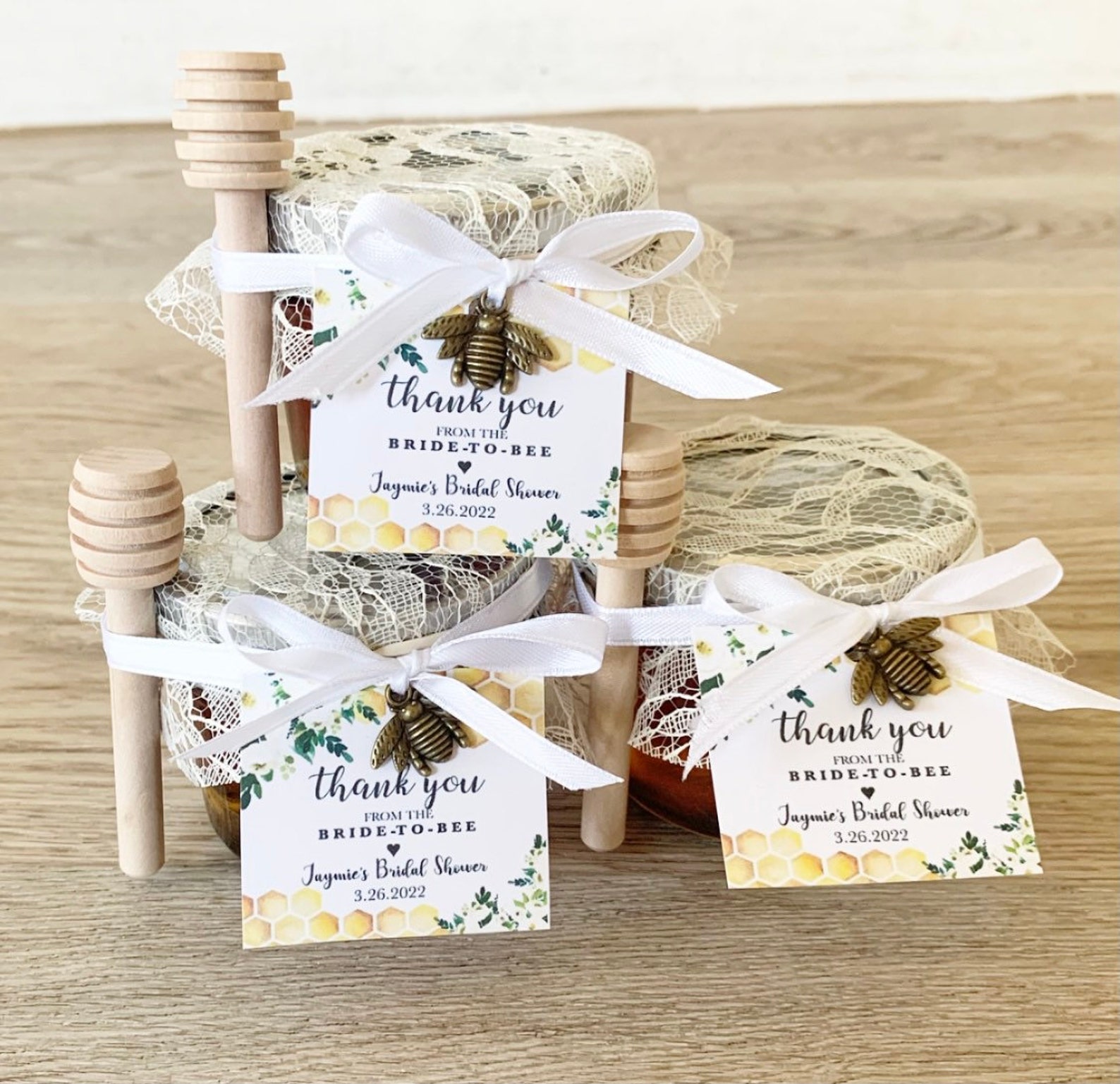 12 Honey Jar Favors 4 Oz. Wedding Favors Party Favors - Etsy