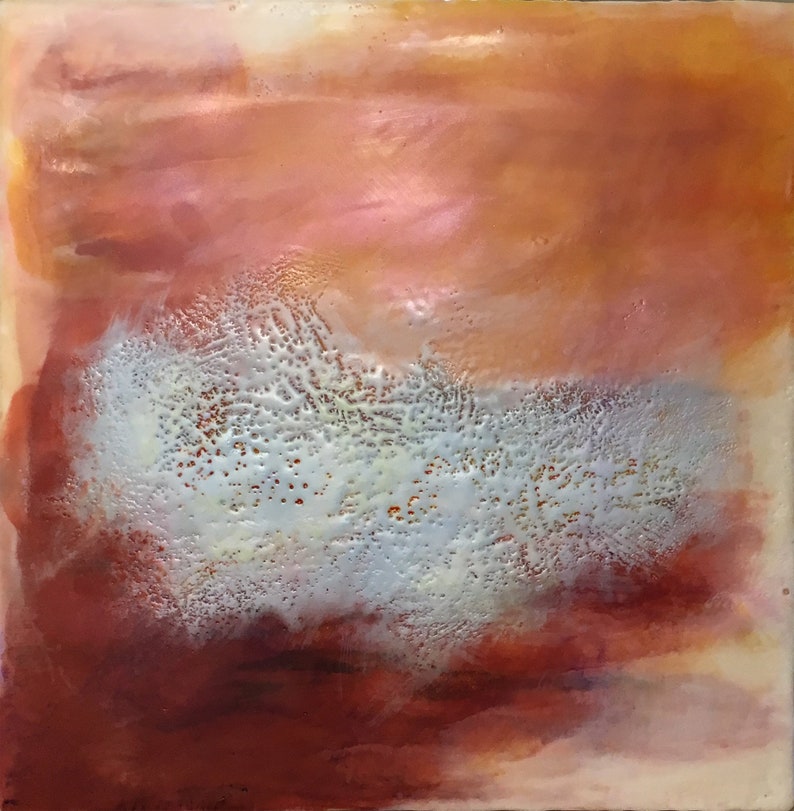 Whatever Encaustic Painting - Etsy