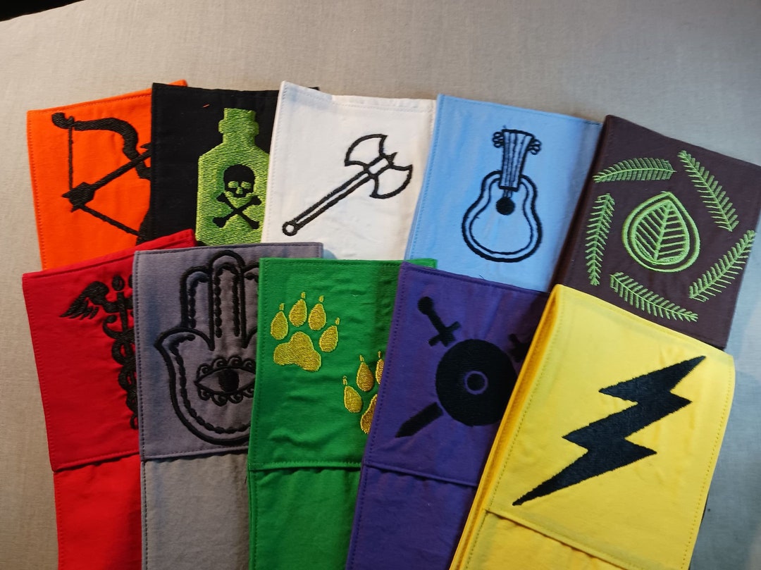 Embroidered Amtgard Class Sashes - Etsy