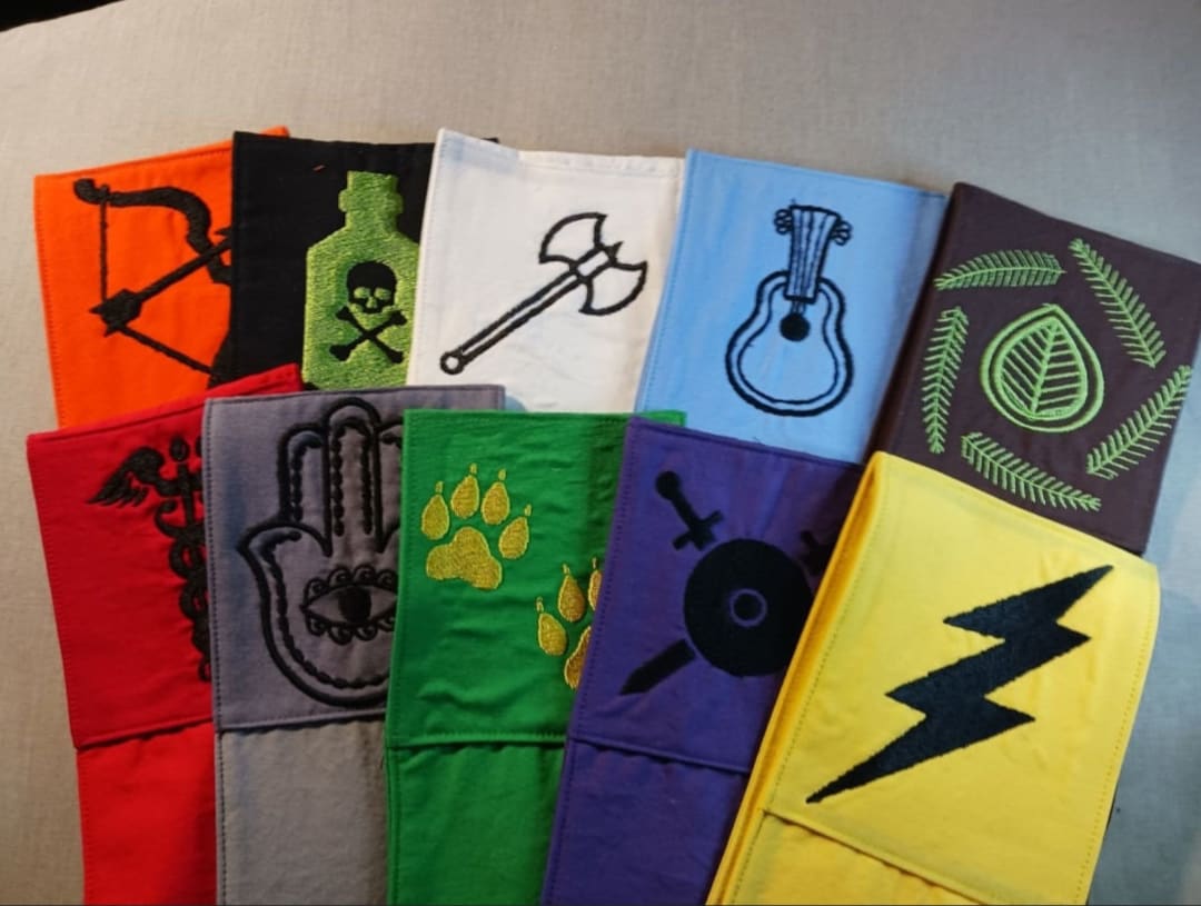 AMTGARD Set Embroidered Class Sashes - Etsy