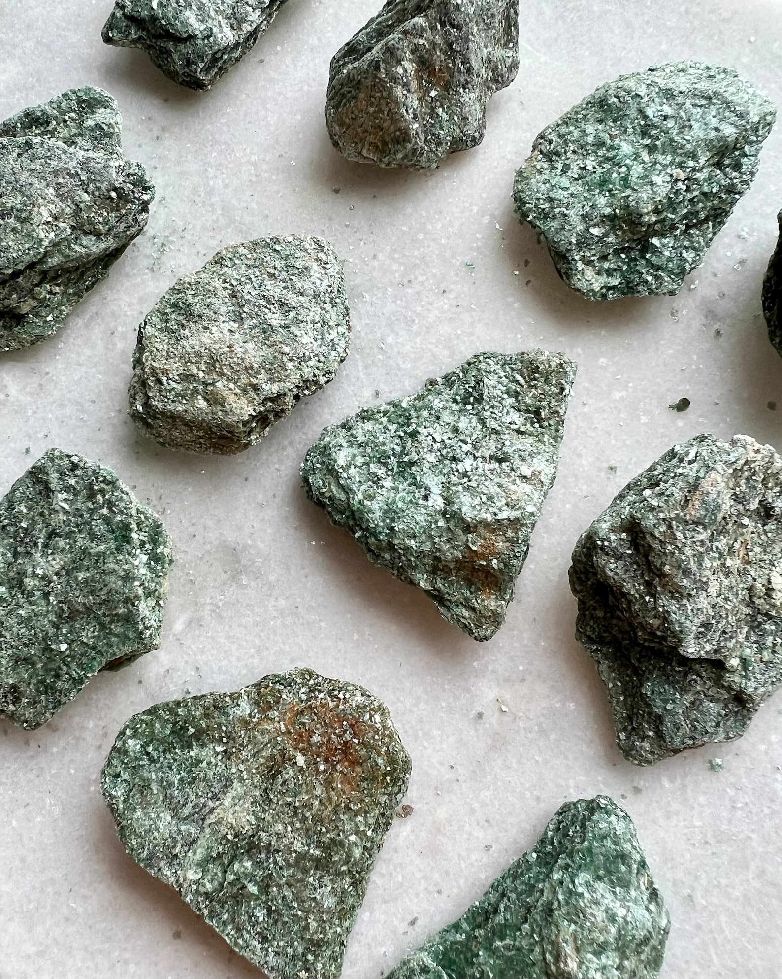 Fuschite Mineral Specimen: Green Flaky Crystals for Rock Collection - Etsy