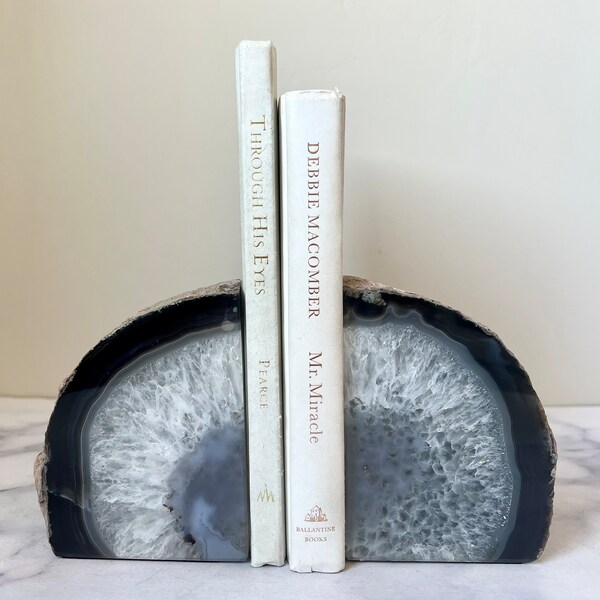 Agate Bookends - Etsy