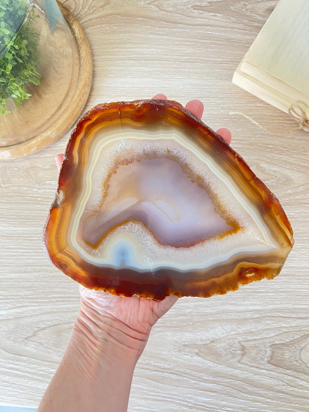 EXTRA LARGE Natural Agate Slice, Giant Geode Slice to Frame, Agate Slab ...