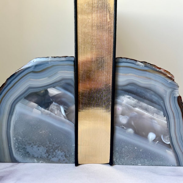 Agate Bookends - Etsy