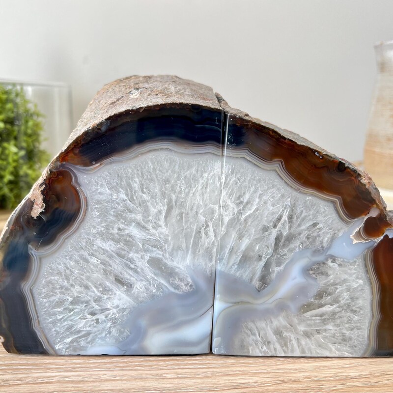 Geode Bookends - Etsy