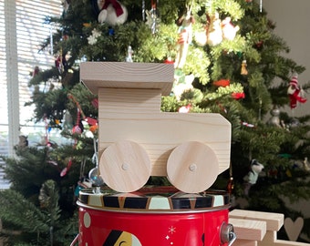 Wood Train, Wooden Train, Wooden Block Train, Handmade Wooden Train ...