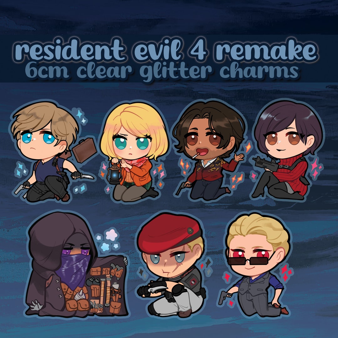Resident Evil 4 Remake 2.5" Acrylic Charms - Etsy
