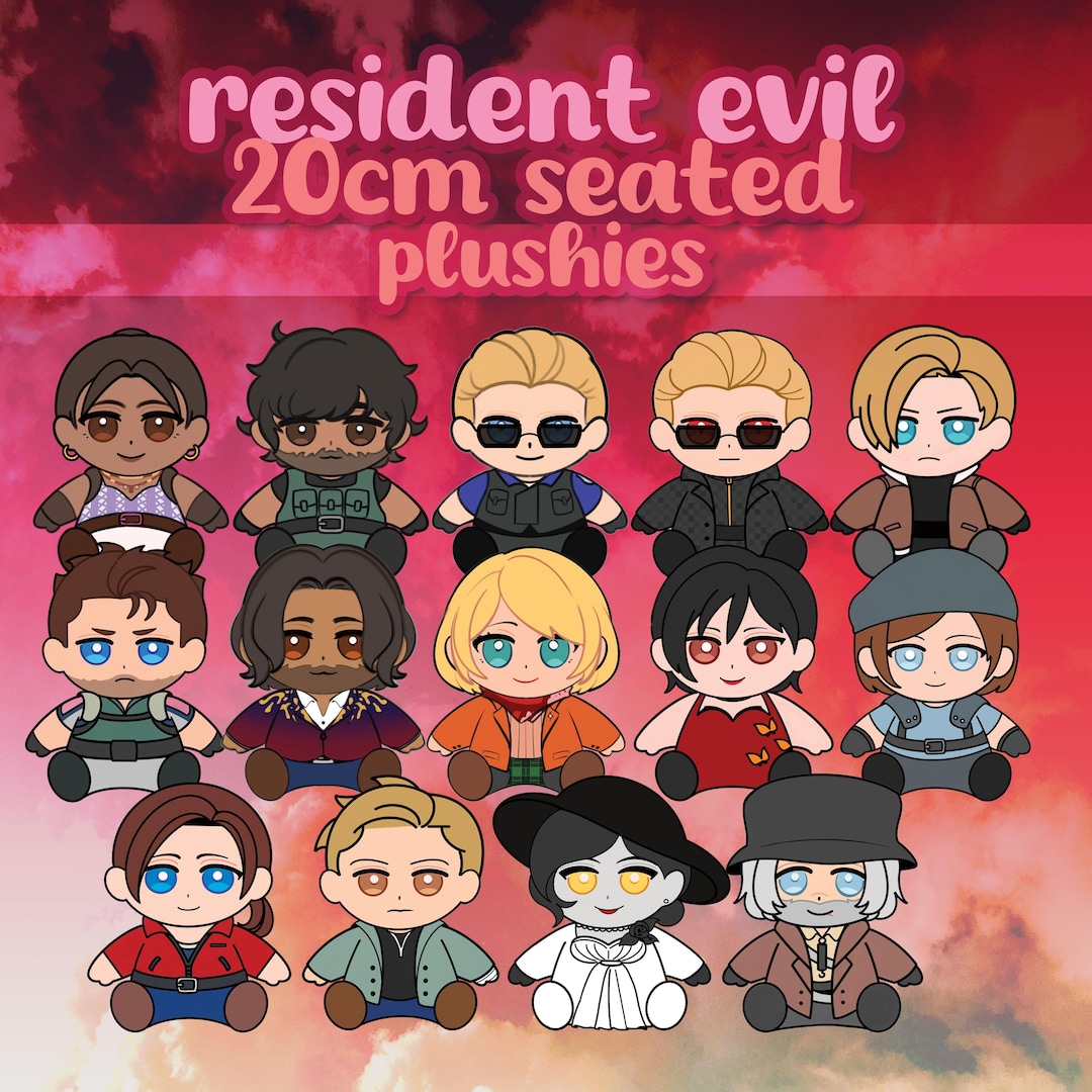 In Stock | Resident Evil 20cm Seated Plush - Etsy
