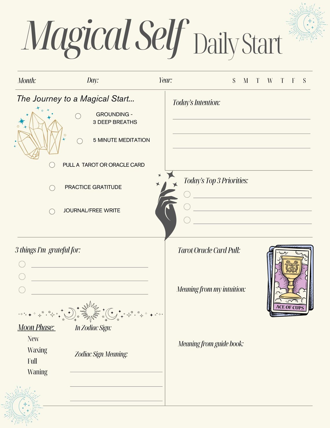 Magical Week Planner - Etsy