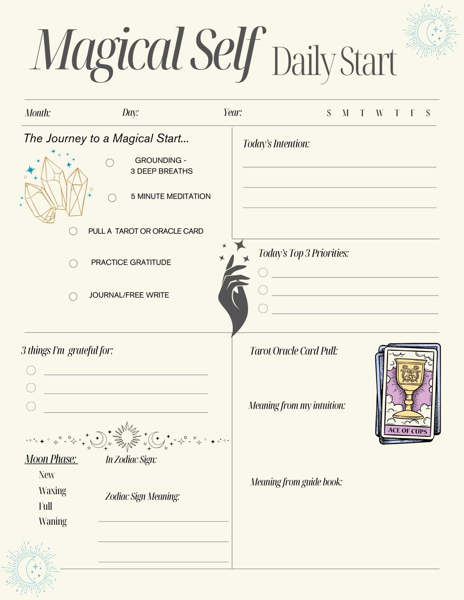 Magical Week Planner - Etsy