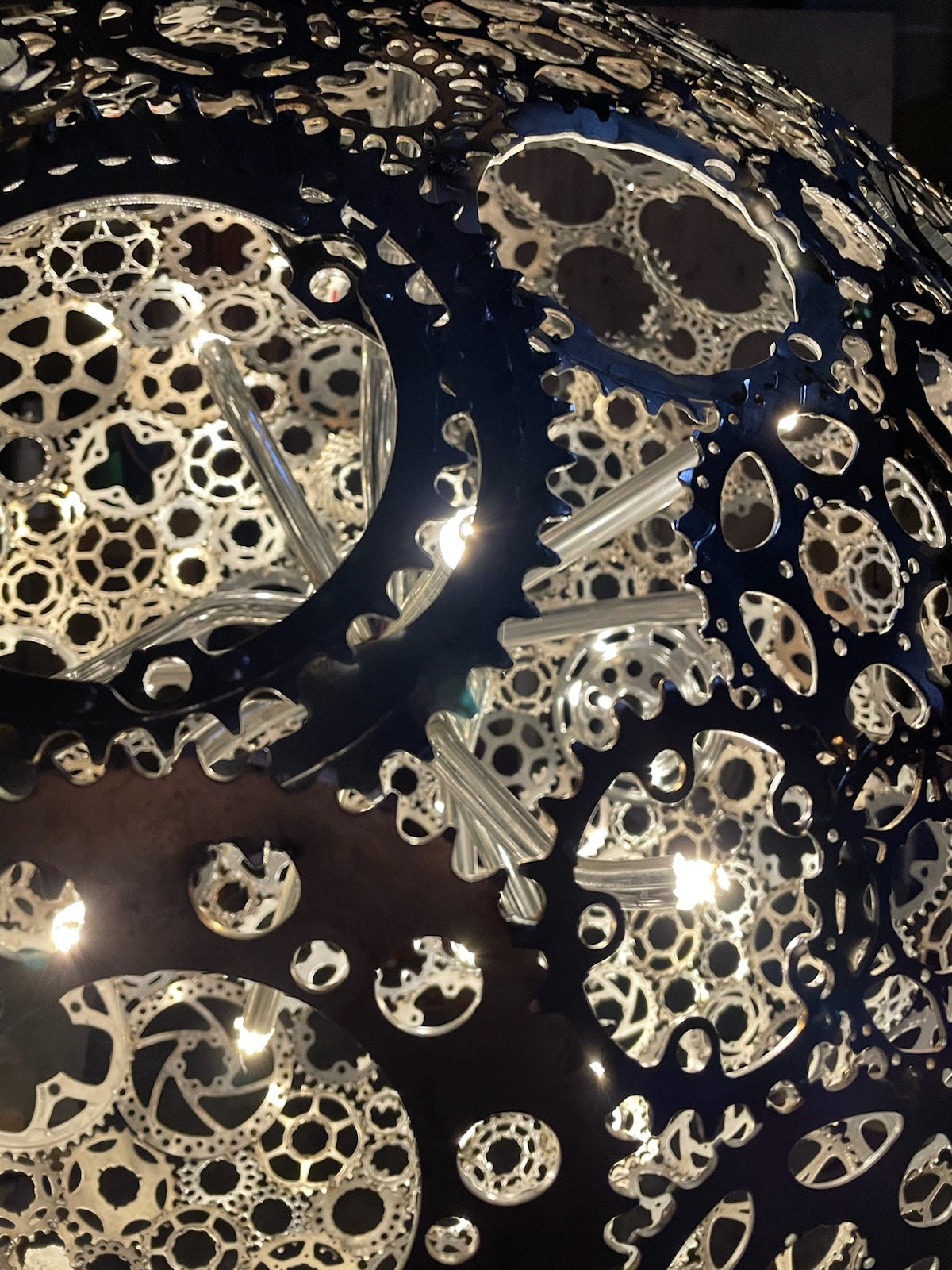 Gear Sphere Chandelier - Etsy