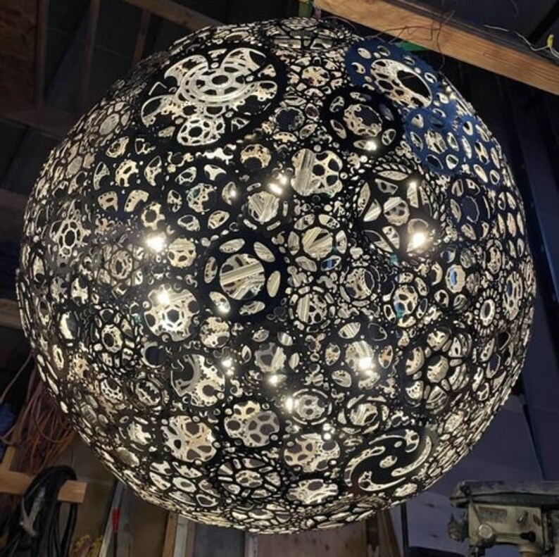 Gear Sphere Chandelier - Etsy