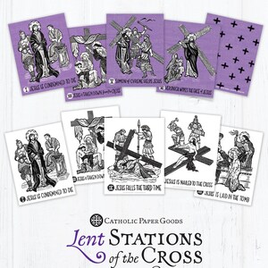 Stations of the Cross Memory Game for Lent, Lent Activity, Lent Game ...