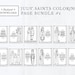 Catholic Coloring Pages - July Saints Set #1 - Bundle of 11 - Catholic ...