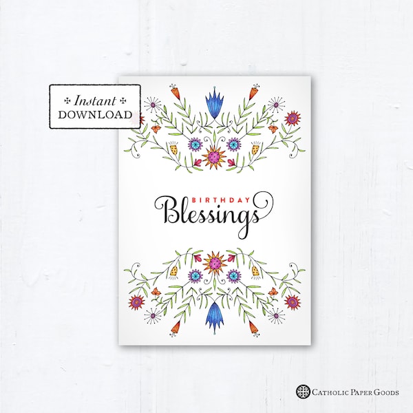 Catholic Birthday Cards - Etsy