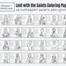 Lent With the Saints Coloring Pages: Catholic Kids Activity (PDF ...