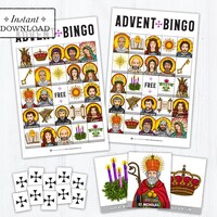 Printable Christmas Advent Calendar: 24 Family Activity Cards (digital ...