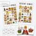 Advent Bingo Game Memory Game Advent Saints O Antiphons Advent Symbols ...