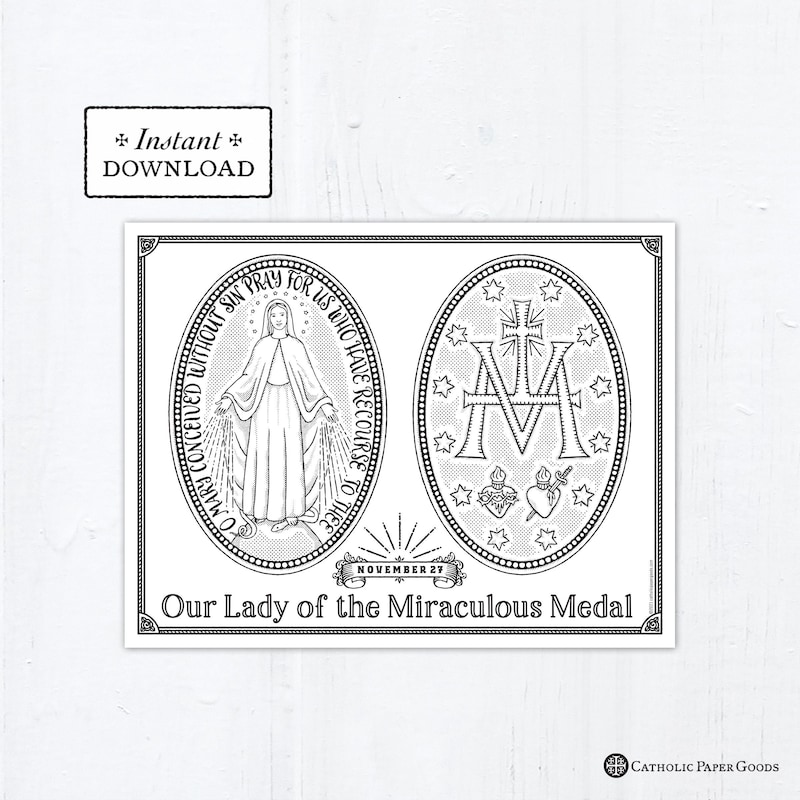 Miraculous Medal - Etsy