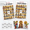 Saint Bingo Game Memory Game BUNDLE: BONUS Coloring Pages May & June ...