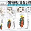 Advent Word Search Activity, Catholic Coloring Pages, 2 Versions With ...