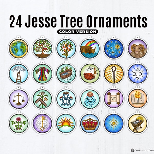 Jesse Tree Ornaments - Etsy