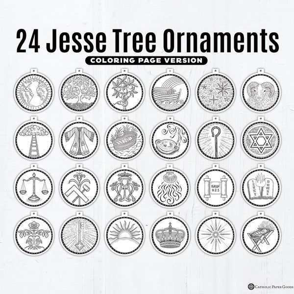 Jesse Tree Ornaments - Etsy