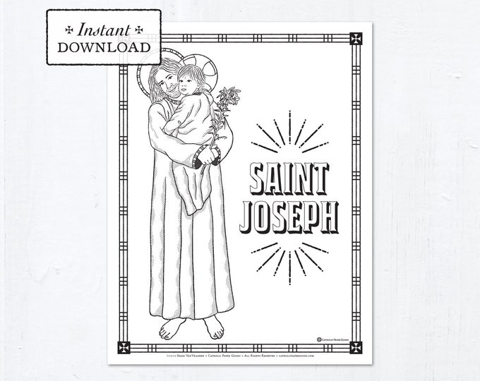 Coloring Pages - Catholic Paper Goods