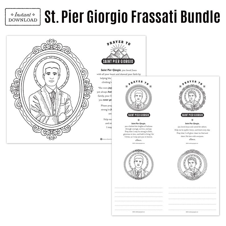 St. Carlo Acutis & St. Pier Giorgio Frassati Catholic Saints Printable ...