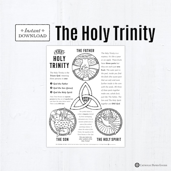 Coloring Pages Of The Holy Trinity [2025]