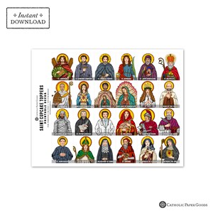 All Saints Day Cupcake Toppers: Catholic Party Decor (printable PDF) - Etsy