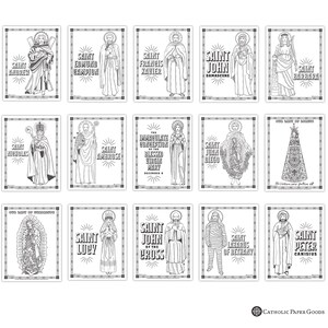 Advent Bingo Game Memory Game BUNDLE BONUS 24 Coloring Pages Advent ...