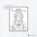 Immaculate Heart of Mary Coloring Page: Catholic Saint Printable (PDF ...