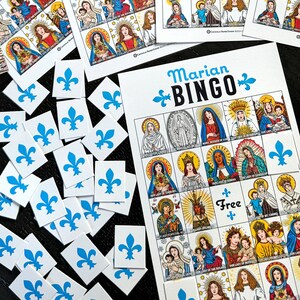 Marian Bingo & Memory Game: Catholic Kids Activity (PDF) - Etsy