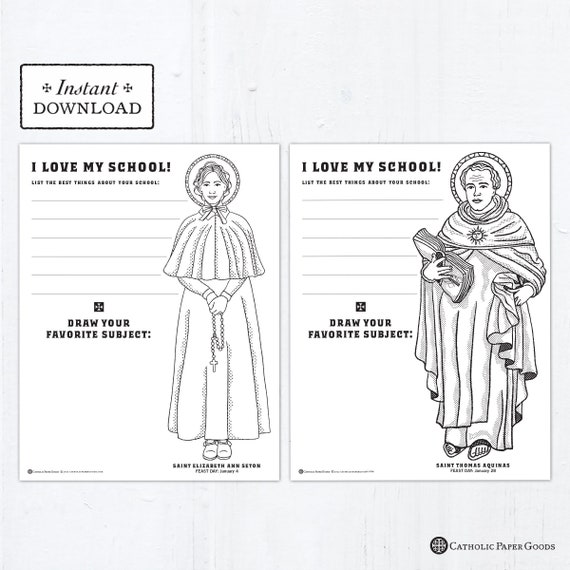 Saint Elizabeth Ann Seton Coloring Pages